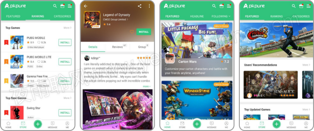 安卓应用商店—APKPure V3.20.26【去广告版】谷歌商店第三方商店，海量应用资源随你畅享-夜雨聆风