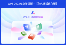 PC端电脑办公软件—WPS 2023专业增强版V12.8.2.20324-VB7【永久激活优化版】职场办公必备软件-夜雨聆风
